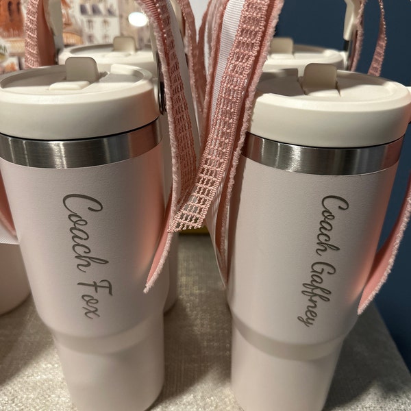 Personalized STANLEY CUP Tumbler Custom Engraved Bridesmaid Gifts for ...