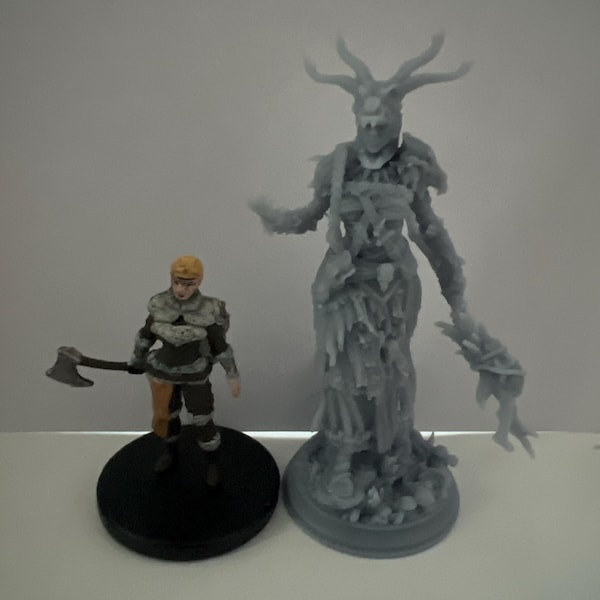 Scythe Warlock - Female Elf Witch - Necromancer Woman - Dnd Mini - Etsy