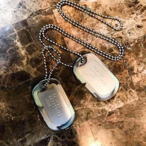 Custom Military Style Dog Tags - Etsy