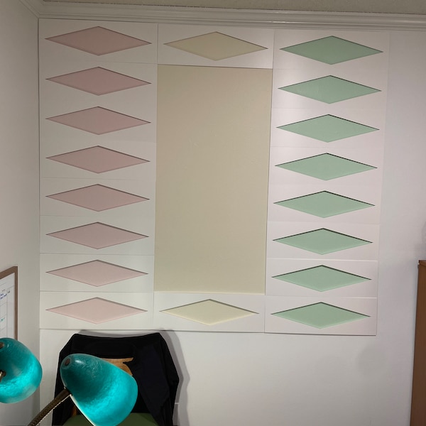 Rectangular Wall Panel - Wall Paneling - 3D Panel - 3D Wall Panels ...