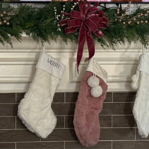 Blush Pink Velvet Bow for Wreath, Velvet Lantern Bow, Swag Bow, Mailbox ...