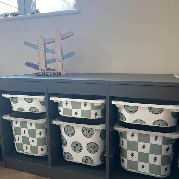 Liberty of London Sticker IKEA TROFAST Vinyl Wraps Trofast Storage Box ...