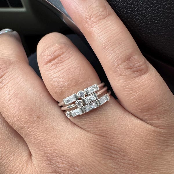 Initial Morse Code Ring by Caitlyn Minimalist • Diamond Ring With ...