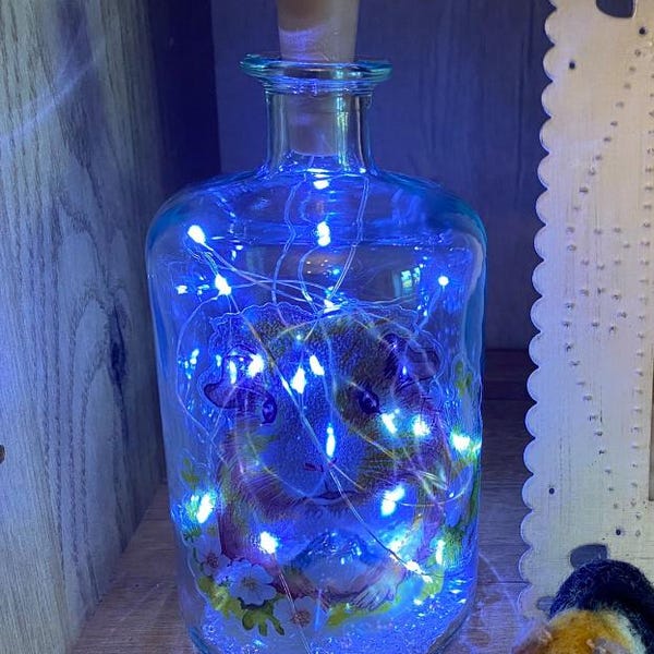 Unique Light up Elephant Gift Bottle Lamp - Etsy UK