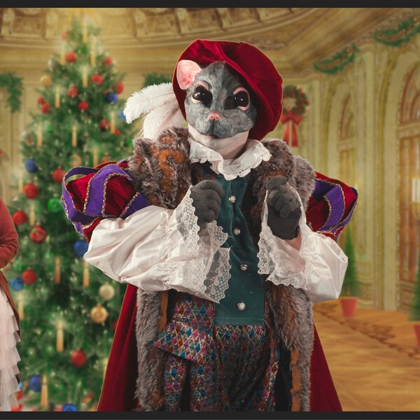 Realistic Grey Wolf Masquerade Ball Mask, Mardi Gras, Carnival or ...