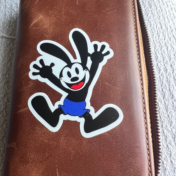 Oswald Sticker, Oswald the Rabbit, Oswald Decals, Vinyl Decals, Laptop ...