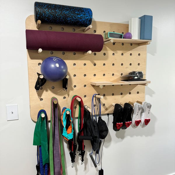 Freestanding Curved Pegboard - Fully Finished - Etsy