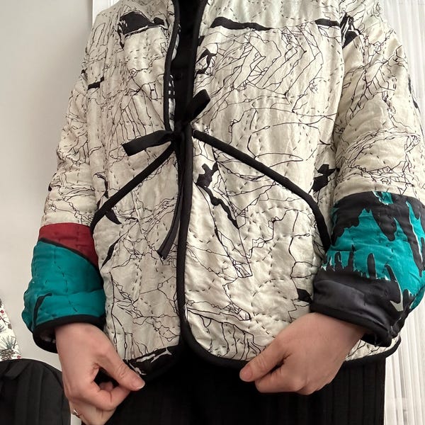 Sage Jacket PDF Sewing Pattern (sizes 4-24), Quilted Jacket Sewing ...