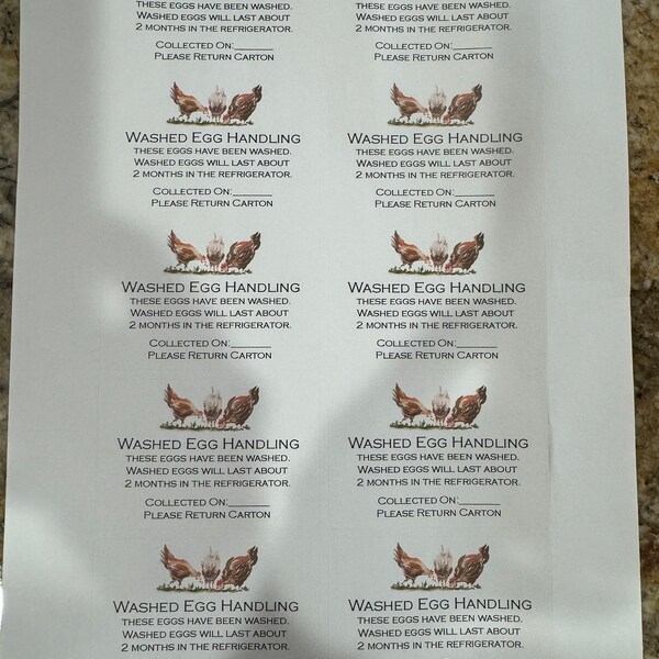 36 Custom Cottage Bakery Law Labels Stickers 2.5 Square - Etsy