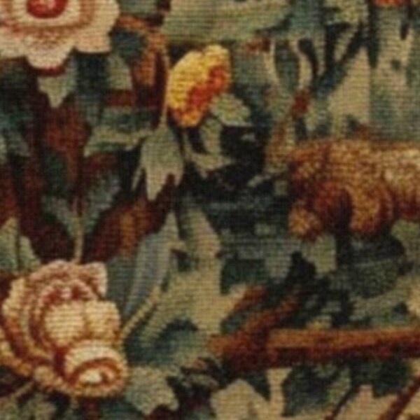 Tree of Life Pillow, Beige - Decorative Pillow, Belgian French Tapestry ...