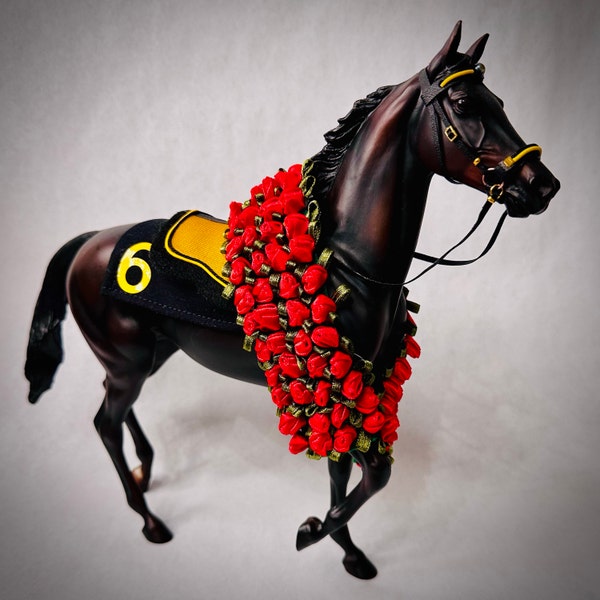 6 #6 Number Six Thoroughbred TB Race Horse Racehorse Race Cloth Back ...