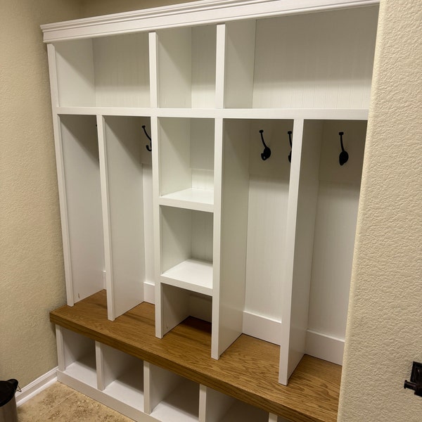 Mudroom Locker | Hall Tree | Entryway Bench | Farmhouse Hall Tree ...