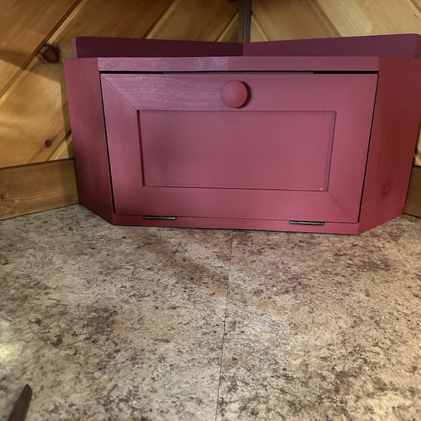 Small Corner Hutch, Solid Wood Corner Cabinet, Primitive Corner Hutch ...
