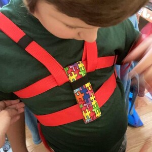 Child Safety Harness With Adjustable Leash Autism Harness - Etsy