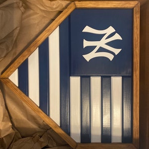 MLB, Home Plate Flag, Wood Sign, Baseball Gift, Baseball Sign - Etsy