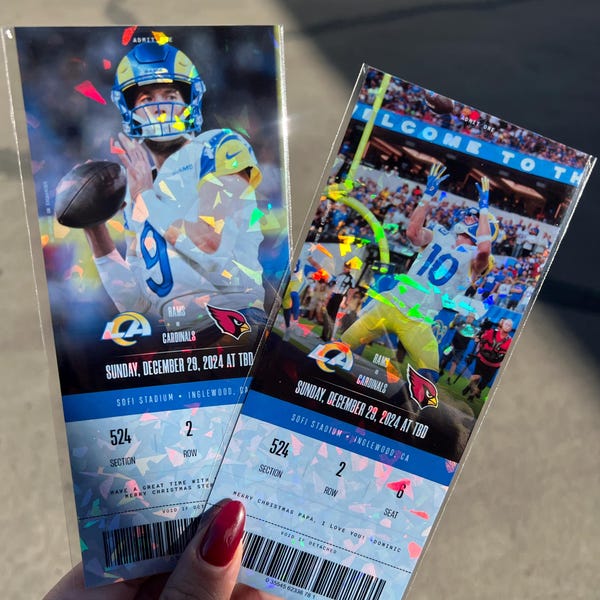Physical Custom Broadway Ticket, Broadway Surprise Ticket, Broadway ...