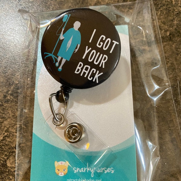 I Got Your Back Badge Reel - Cute Badges - Cute Badge Reel ...