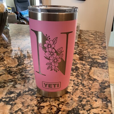 Flower Letter K. Floral Letter SVG PNG, JPEG, Eps, Ai, Pdf and Dxf. Monogram Font. Instant ...