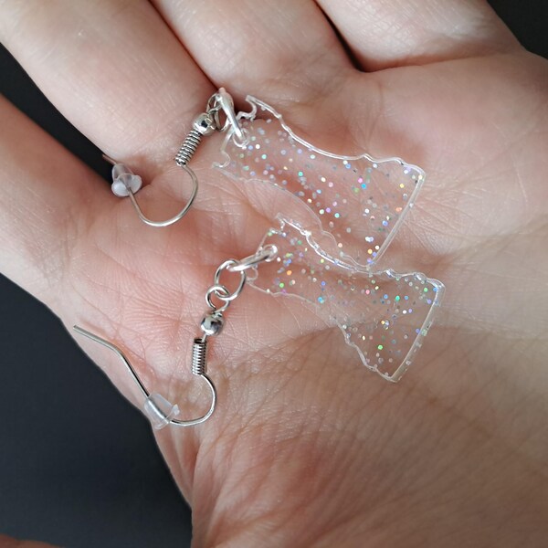 Goat Earrings: Laser Cut Acrylic Goats, Baby Goats, Kids, Farm, Animals ...