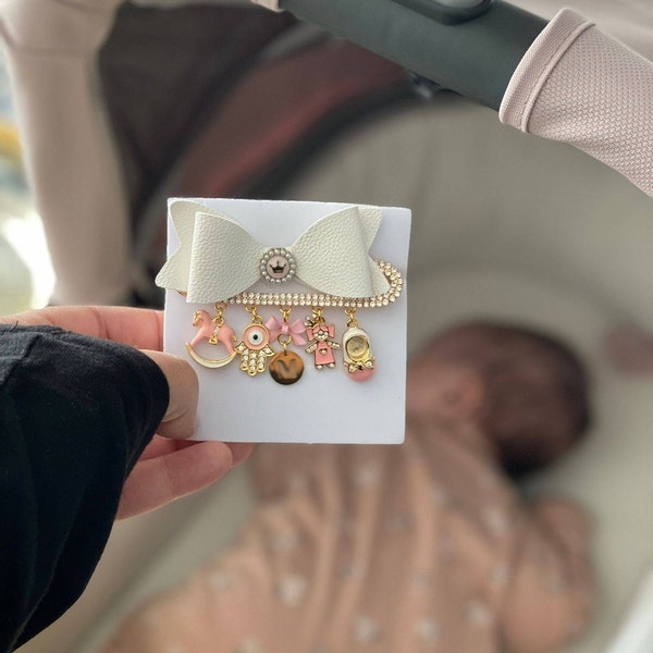 Baby Girl Pin, Baby Girl Gift, Baby Shower Gift, New Baby Girl Gift ...