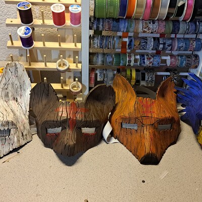 Jackal Mask Papercraft Mask Template - Etsy UK