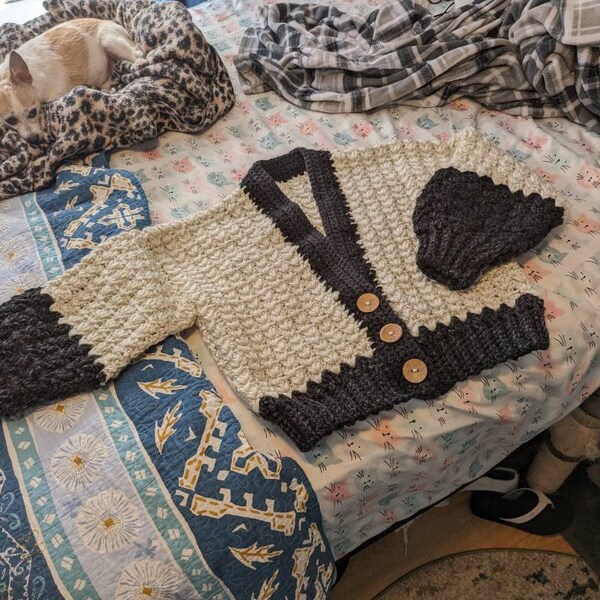 Crochet Pattern-addison Crochet Cardigan Pattern Pdf-women Crochet ...