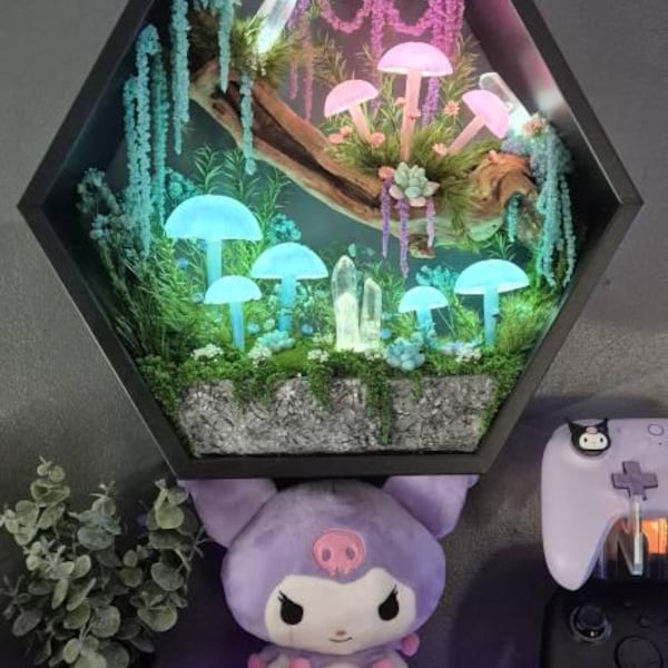 Giant Mushroom Lamp, Mushroom Light, Glowing Fungi, Glowing Mushrooms ...