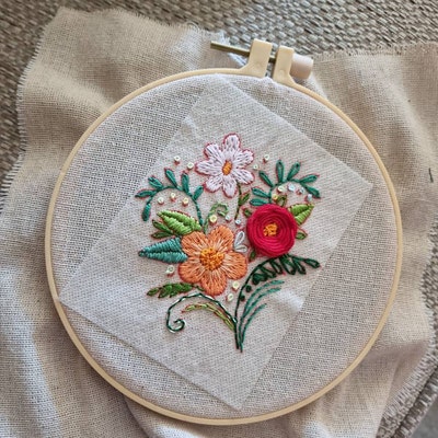 Tiny Bouquet Hand Embroidery Pattern Digital Download PDF - Etsy