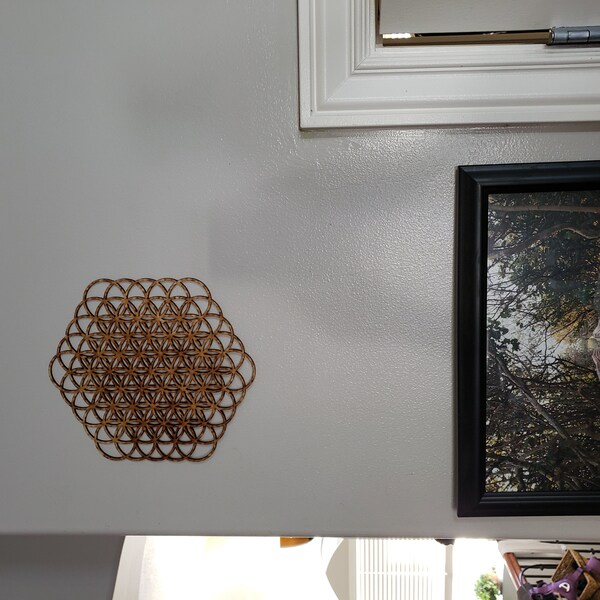 Tesseract Wall Art, Set of 3, Hypercube, Visionary Art, Spiritual Decor ...