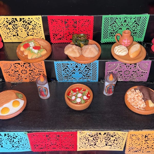 Mini Candles Dia De Los Muertos Mini Altar Candles Ofrenda Minis - Etsy