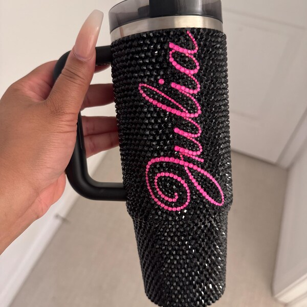 Softball Rhinestone Stanley Tumbler - Etsy