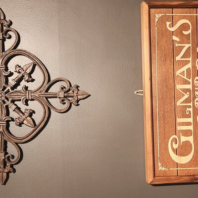 Personalized Handmade Oak Tree Bar Sign, Custom Wood Bar Sign, Bar and ...