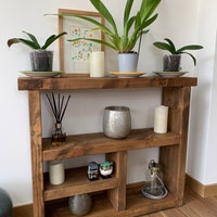 Rustic Handmade Bookcase/shelving - Etsy UK