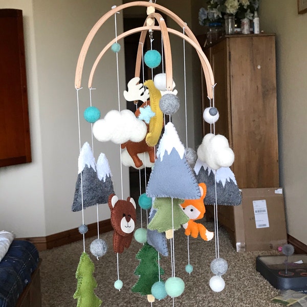 Wool Felt Trees-applique-penny Rug- Primitive Stitching Quilting ...