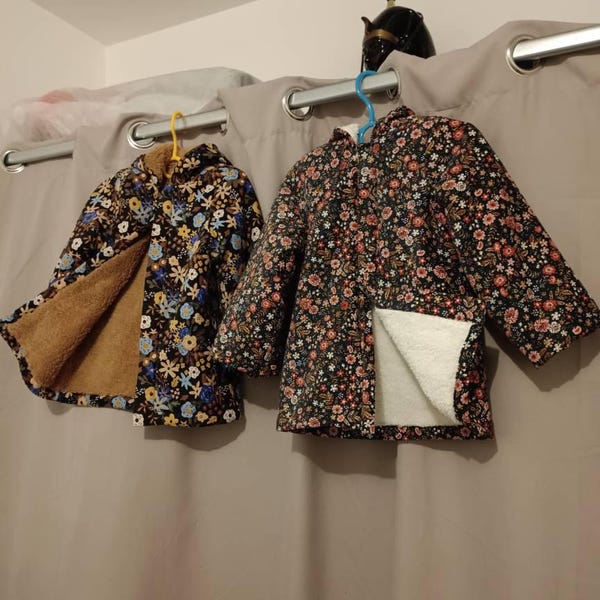 Coat Sewing Pattern for Kids, Coat Pattern, Kids Pattern, PDF Pattern ...