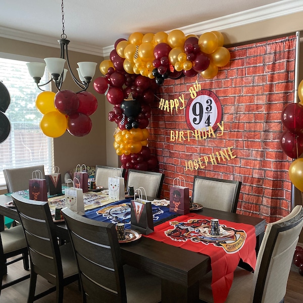 Wizard Birthday Banner, Wizard Birthday Party Banner, Wizard Birthday ...