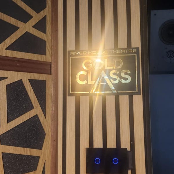 DOLBY THEATRE | Home Theatre Signs | Signage | Cinema Decor | Laser ...
