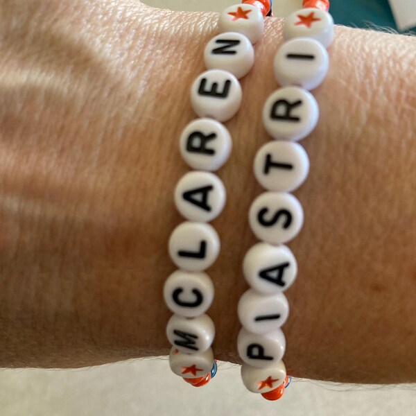 F1 Bracelet | Team Name | Driver Name | Formula One | Fully ...