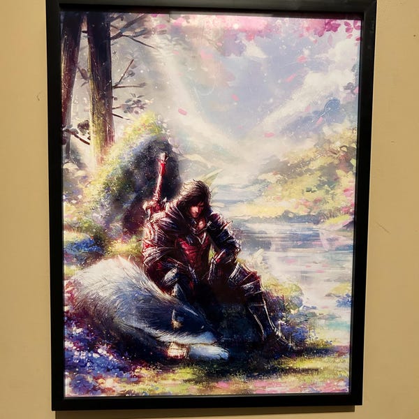 Final Fantasy XVI Clive & Torgal- Limited Edition Fine Art Print -FFXVI ...
