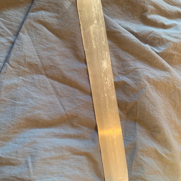 9 In. SELENITE Wand LARGE | Magic Fairy Wands | Crystal Healing ...