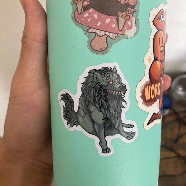 Fear and Hunger Moonless Vinyl Stickers - Binky Moonless - Etsy