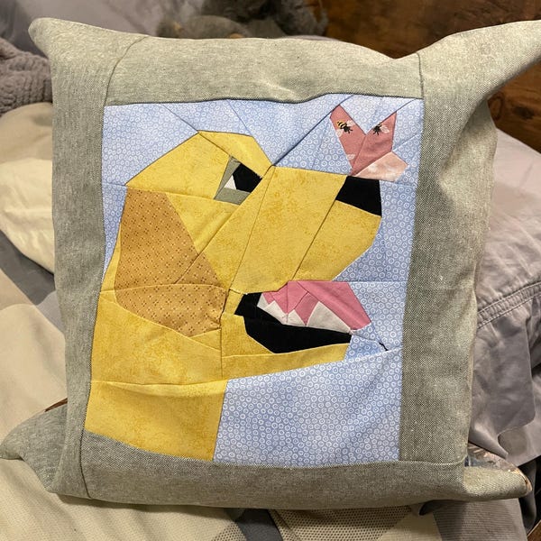 Dolphin Paper Pieced Block Pattern in PDF - Etsy