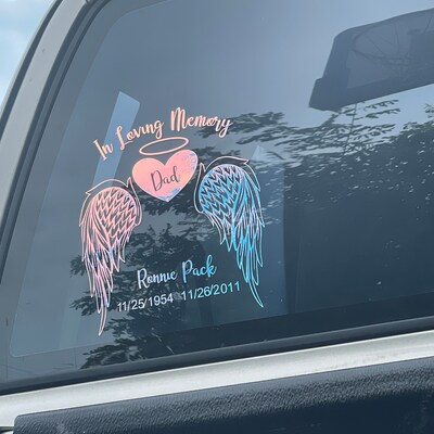 In Loving Memory Decal - Etsy