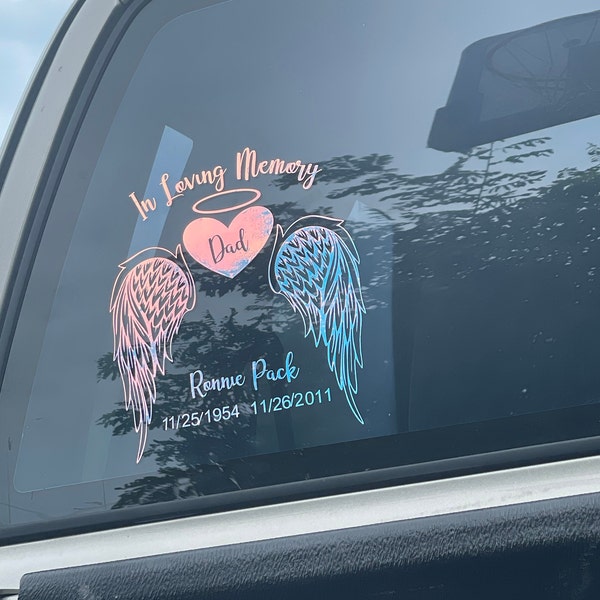 In Loving Memory Decal - Etsy