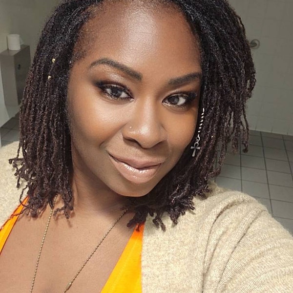 Sisterlock/microloc Jewelry With Obsidian and Black Owl - Etsy