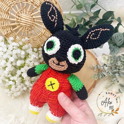 Bing Bunny Crochet Amigurumi Pdf Pattern in English - Etsy