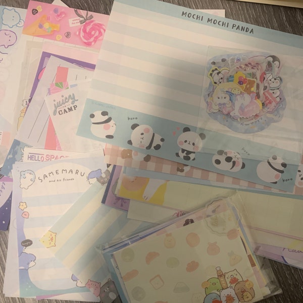 100+ Pcs Cute Japanese Kawaii Stationery Surprise Grab Bag - Brand New ...