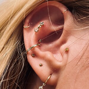 18G/20G 5mm SUPER TINY Cartilage Hoop 5mm Hinged Clicker - Etsy