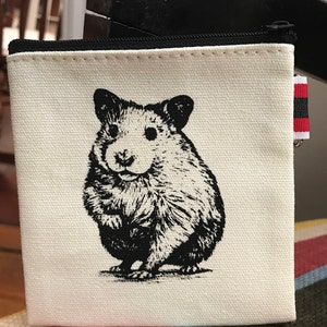 Hamster Coin Purse Tiny Zipper Pouch - Etsy