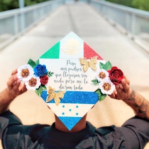 Custom Personalized Ecuador Ecuadorian Flag Graduation Cap | Etsy